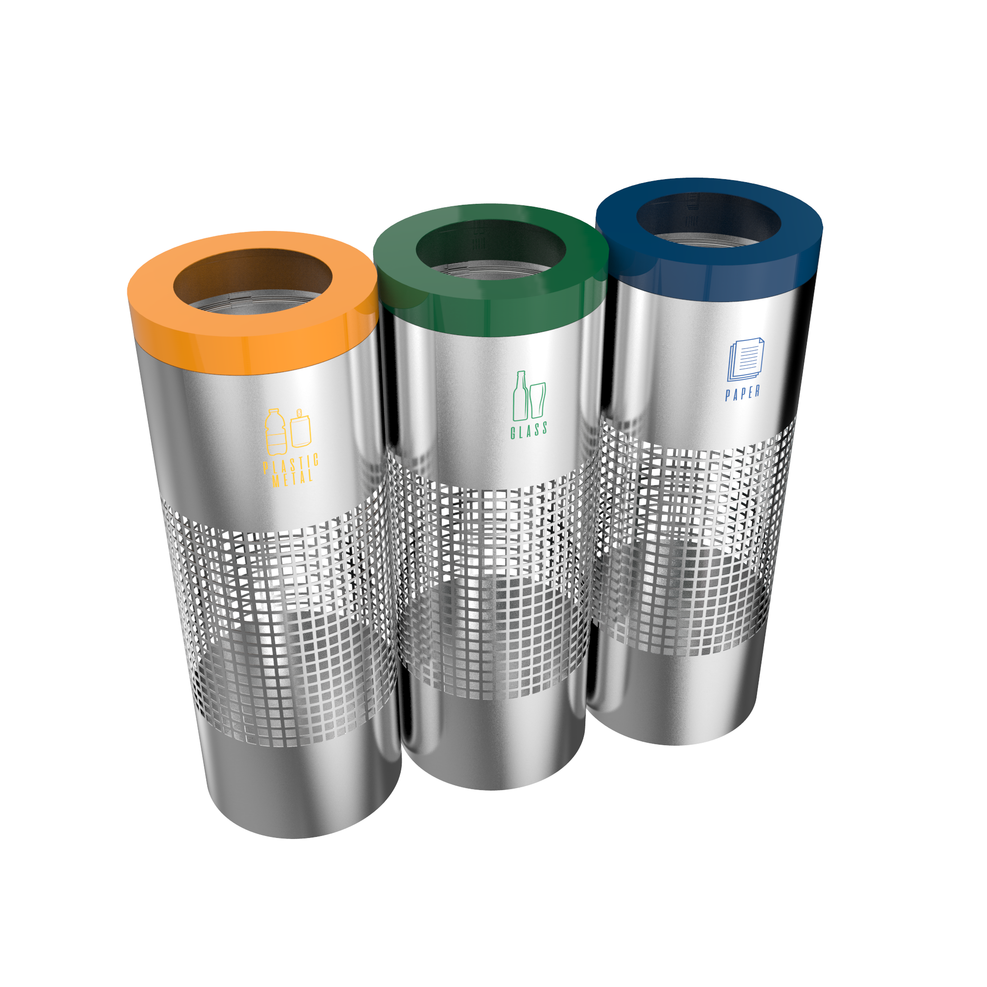 Modern design recycling bins - BINSIGNIA