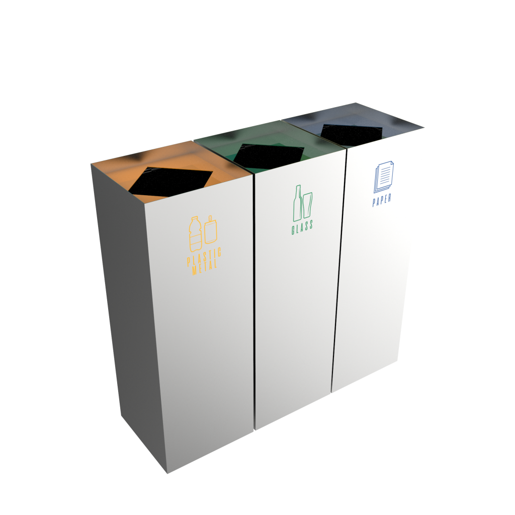 Modern design recycling bins - BINSIGNIA