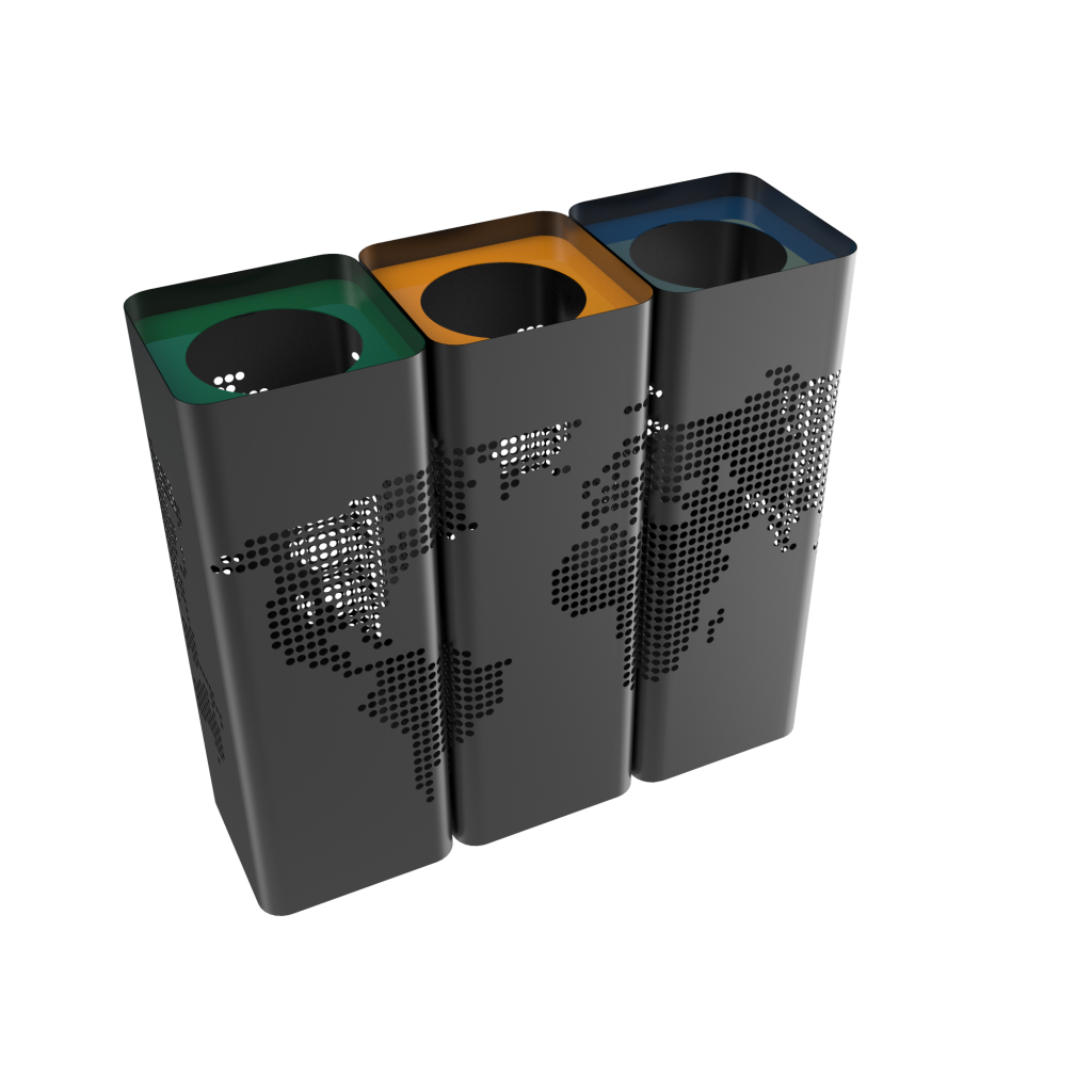 Modern design recycling bins - BINSIGNIA