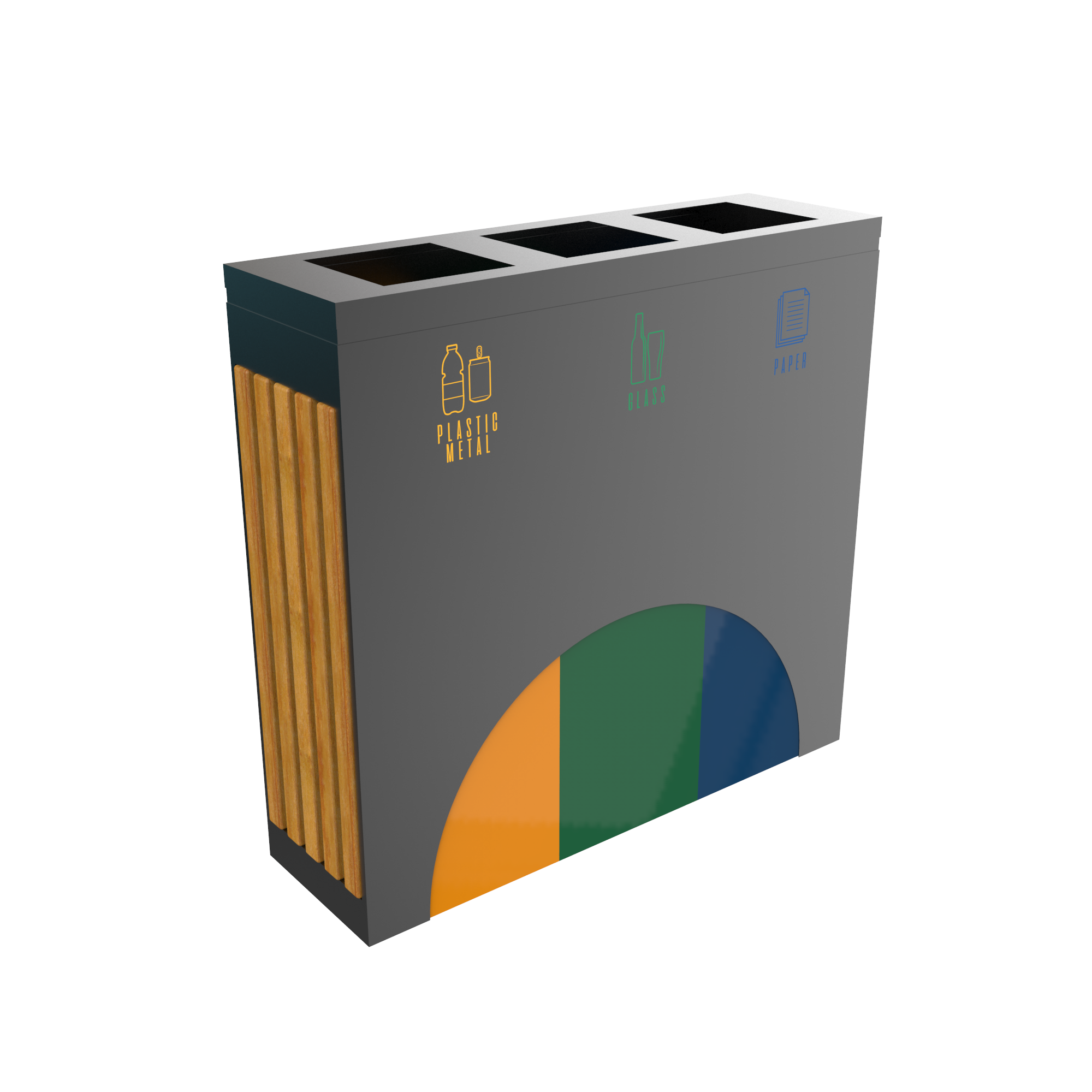 Modern design recycling bins - BINSIGNIA