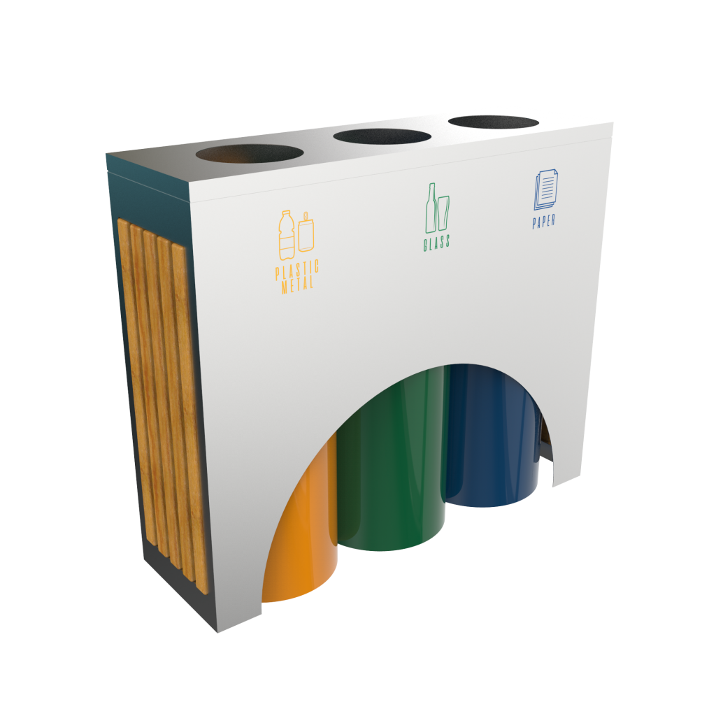 Modern design recycling bins - BINSIGNIA