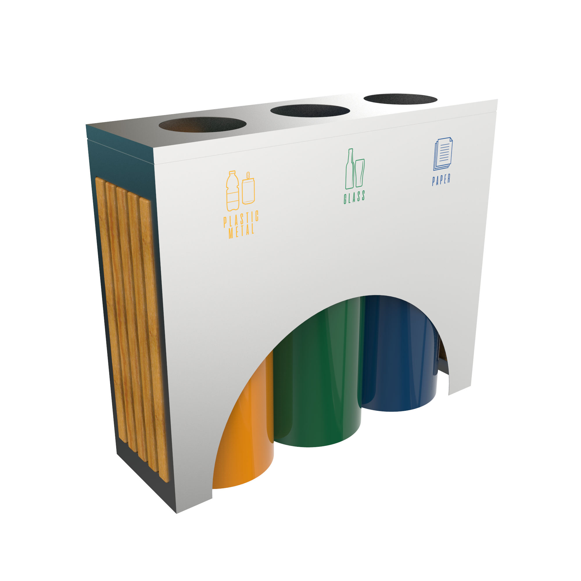 Modern design recycling bins - BINSIGNIA