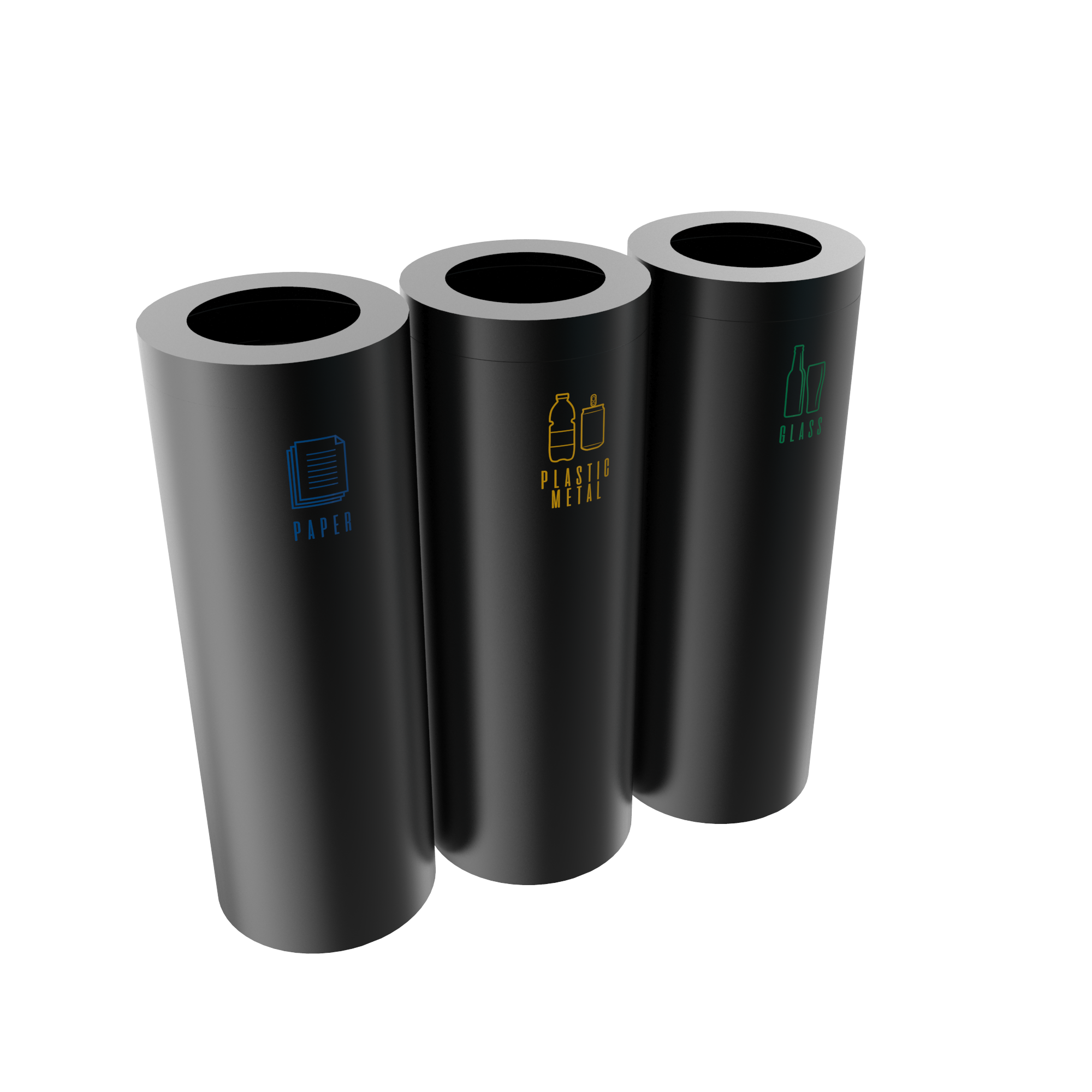 Modern design recycling bins - BINSIGNIA