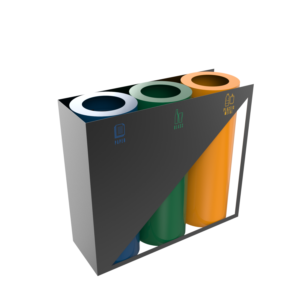 Modern design recycling bins - BINSIGNIA