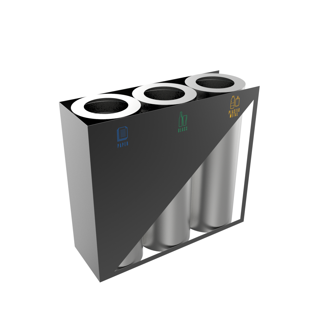 Modern design recycling bins - BINSIGNIA