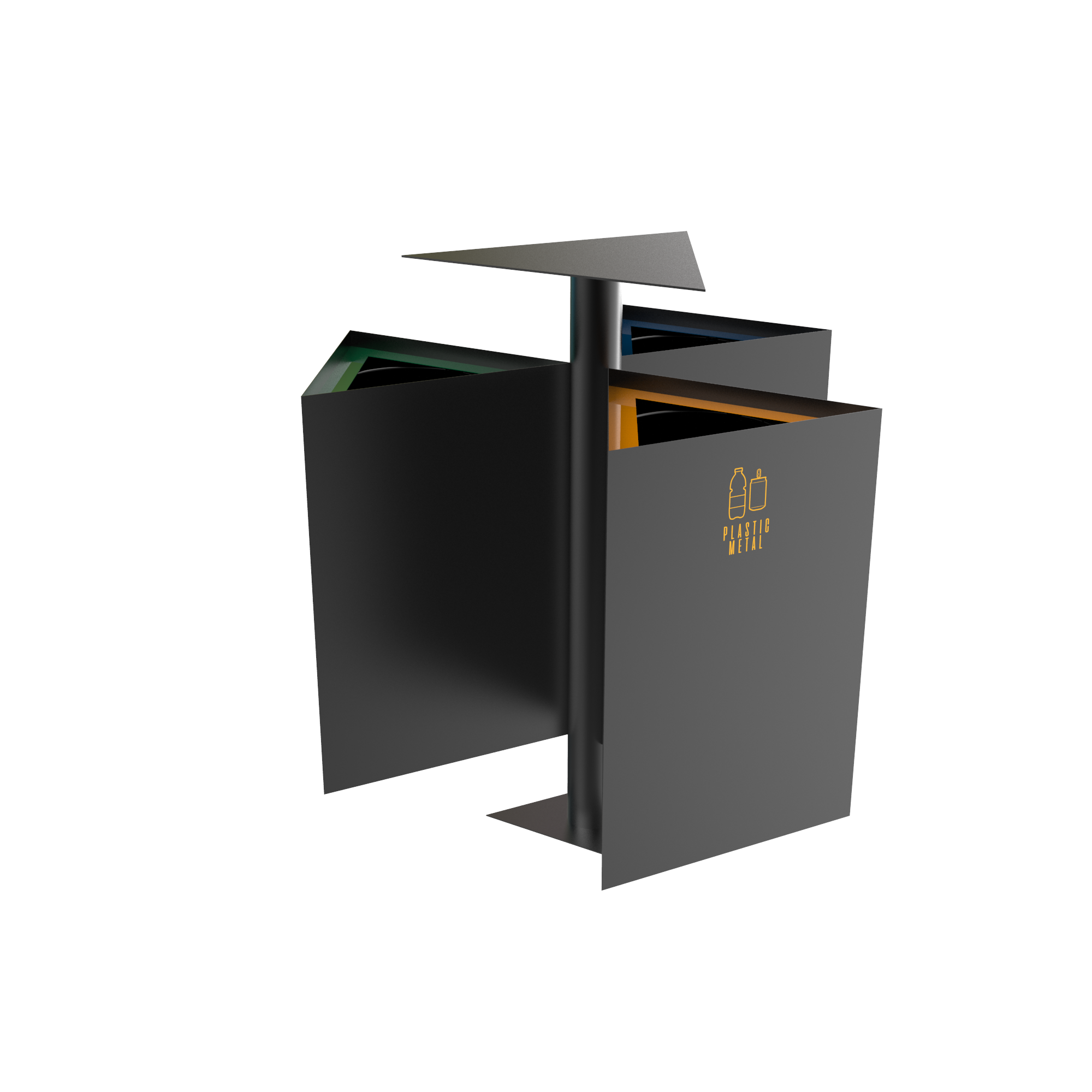 Modern design recycling bins - BINSIGNIA