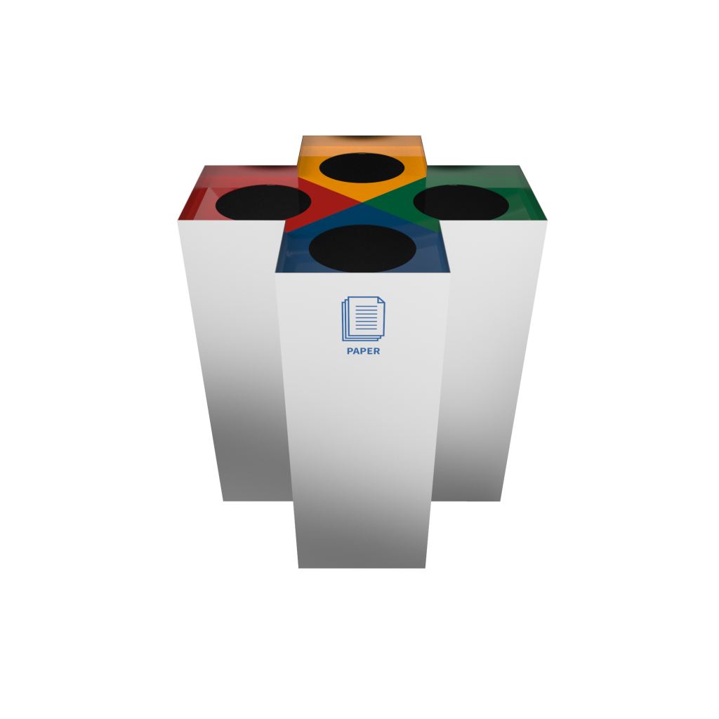 Modern design recycling bins - BINSIGNIA
