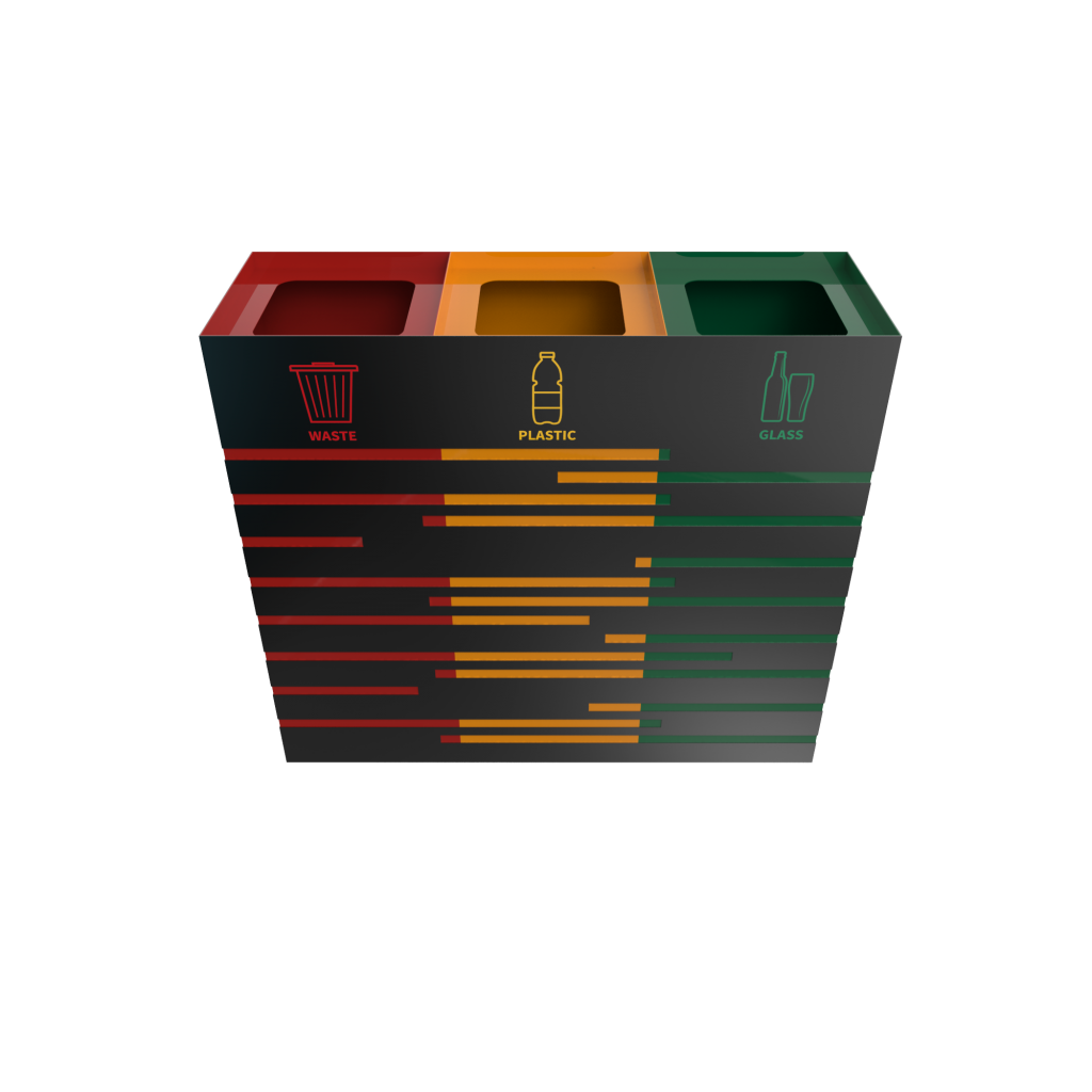 Modern design recycling bins - BINSIGNIA