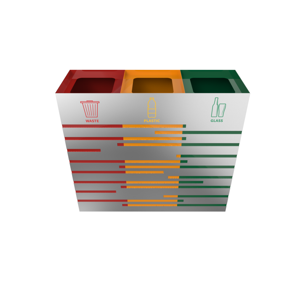 Modern design recycling bins - BINSIGNIA