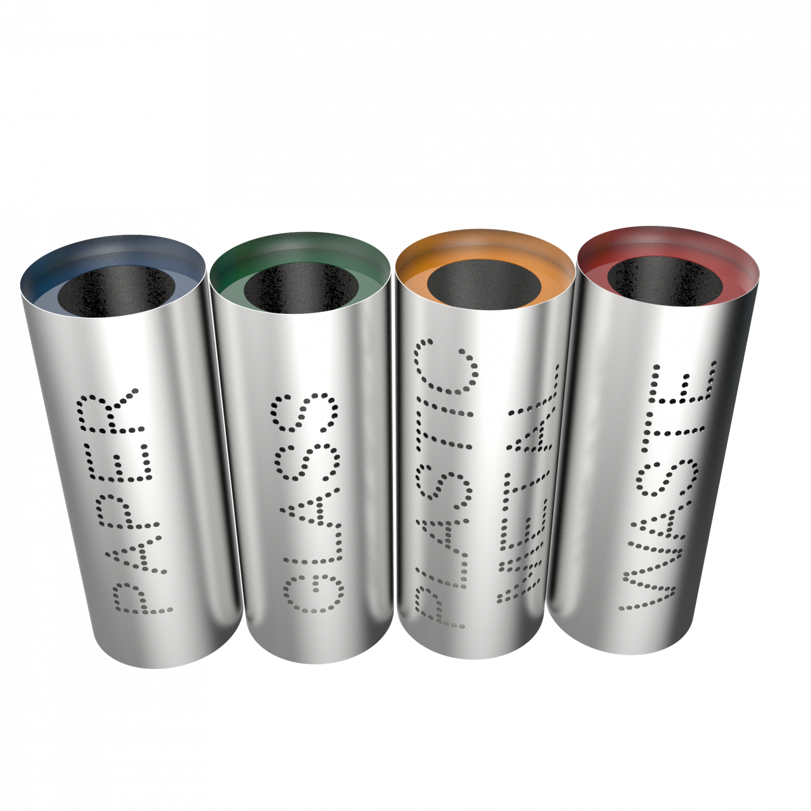 MUNDIN SST stylish recycle bins in stainless steel - Binsignia®