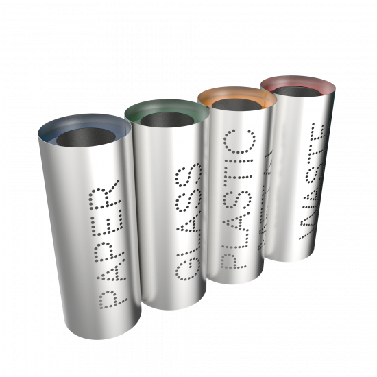 Modern design recycling bins - BINSIGNIA