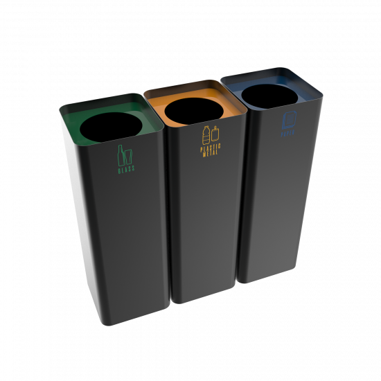 Modern design recycling bins - BINSIGNIA