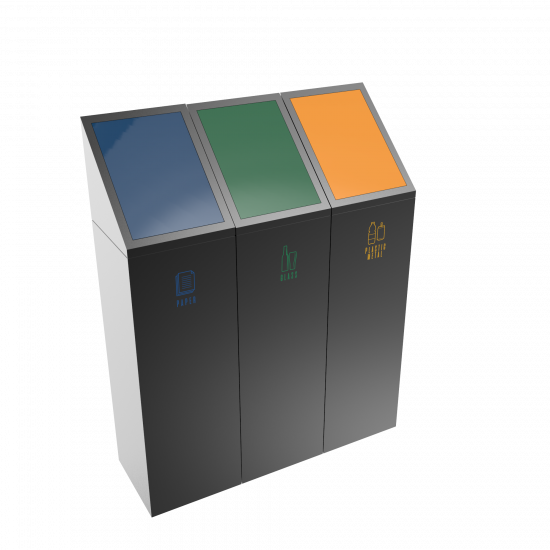 Modern design recycling bins - BINSIGNIA