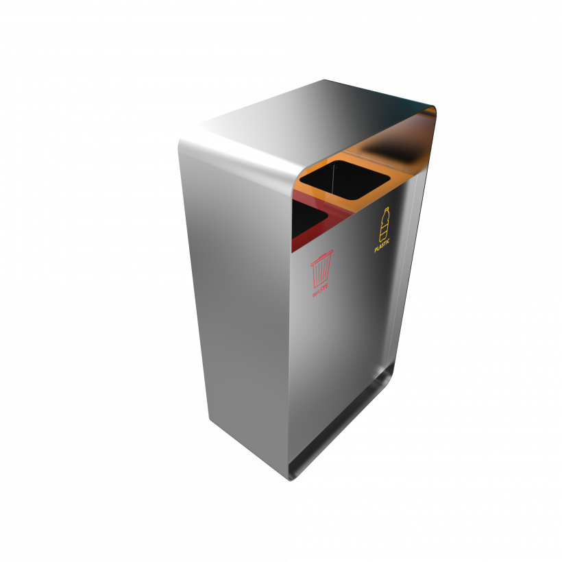 ARIZARO SST attractive design recycle waste bins in stainless steel ...
